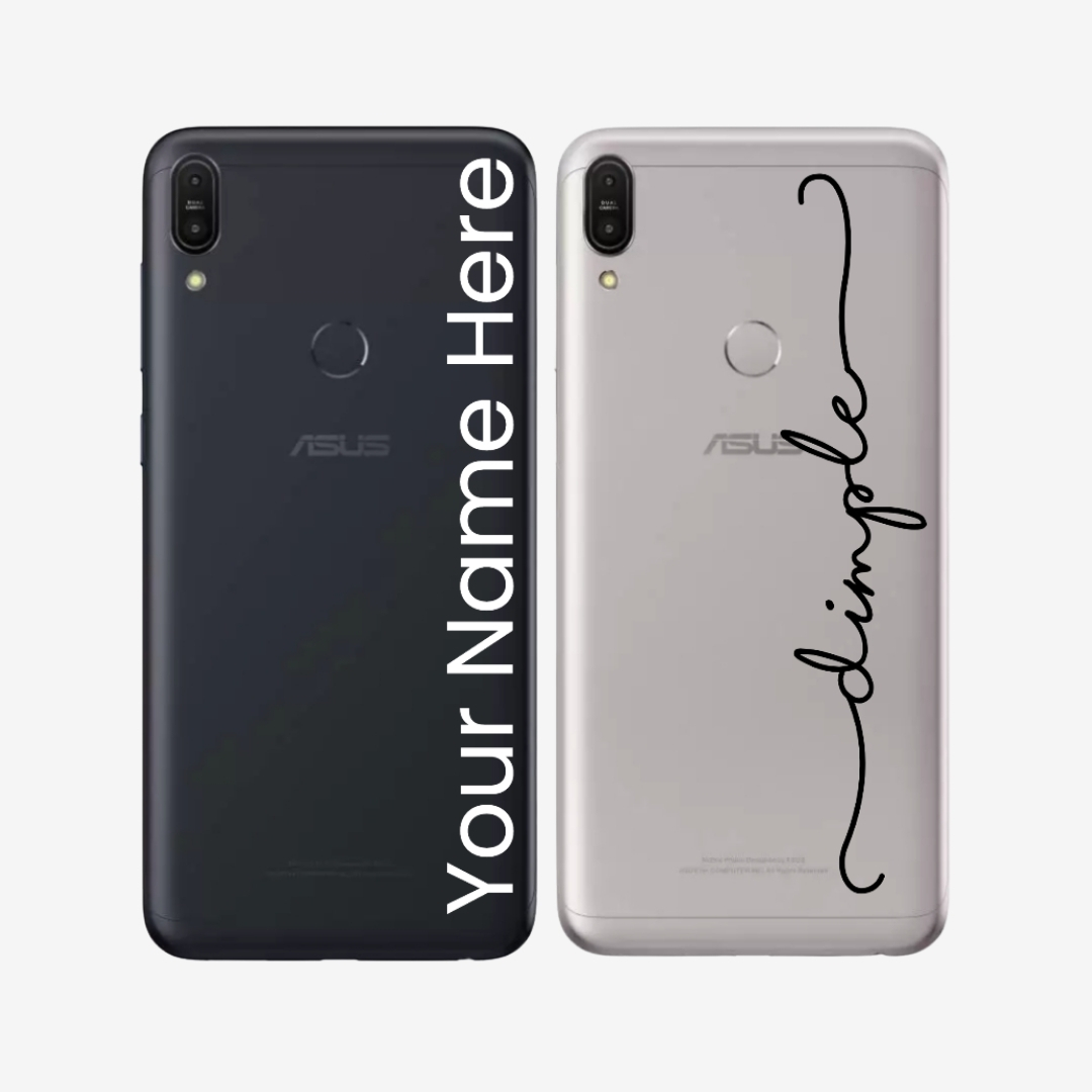 Custom Name Printed Asus Transparent Case – OMGs