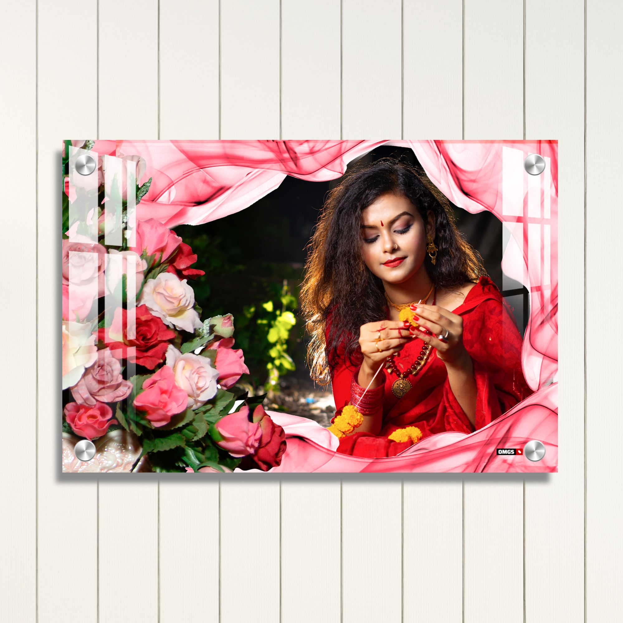 Flower Arch Acrylic Photo Frame – OMGs