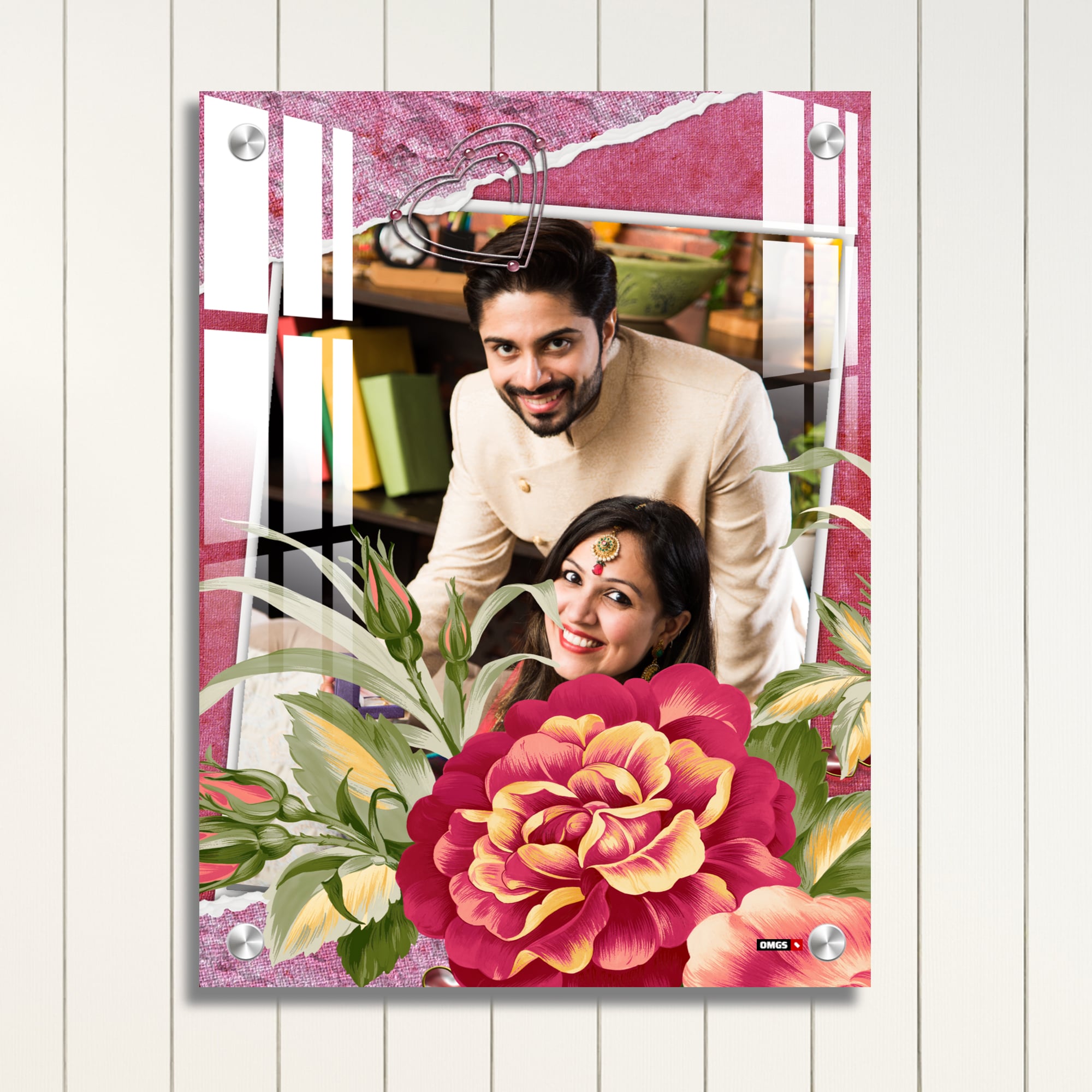 Flowers Acrylic Photo Frame – OMGs