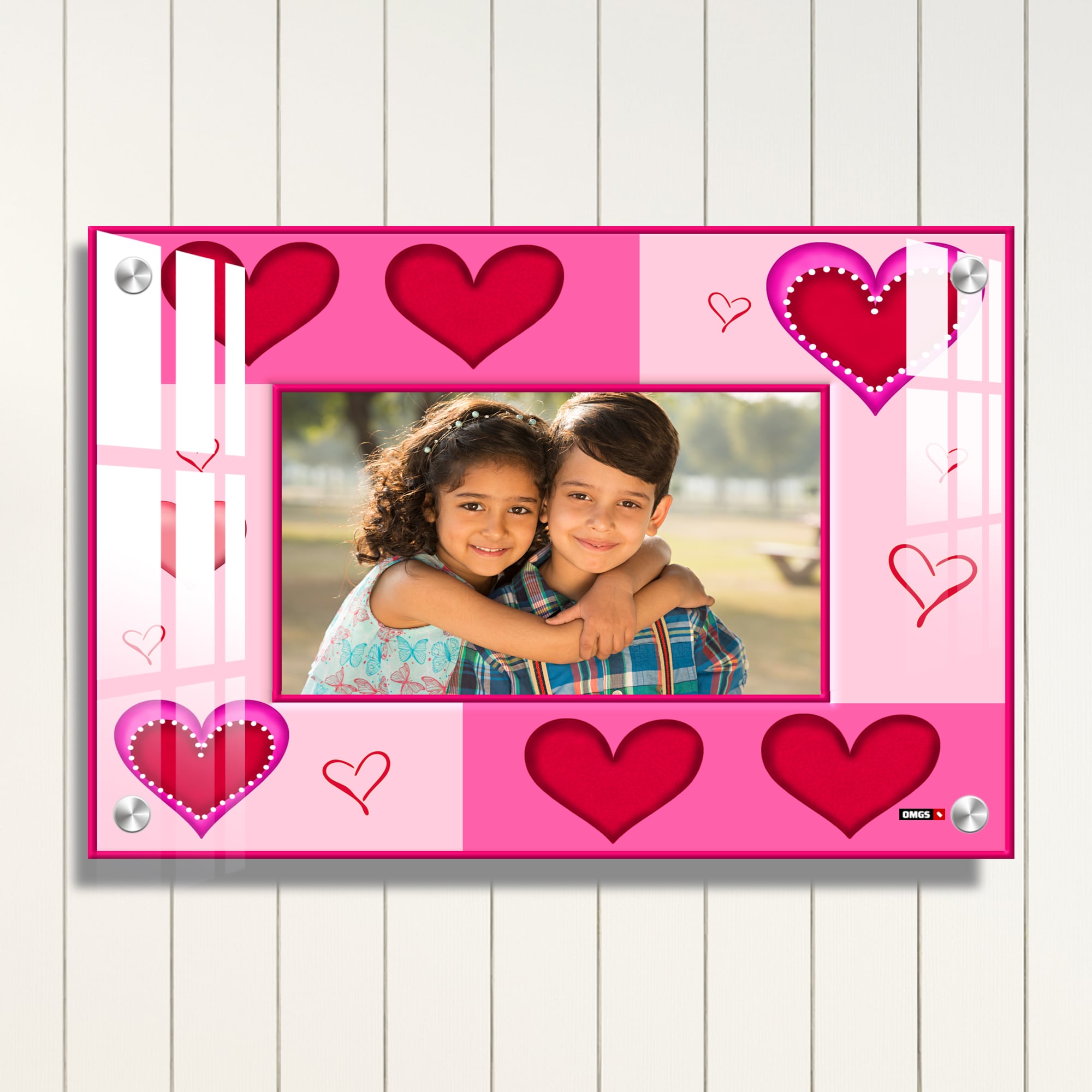 Heart Acrylic Photo Frame – OMGs