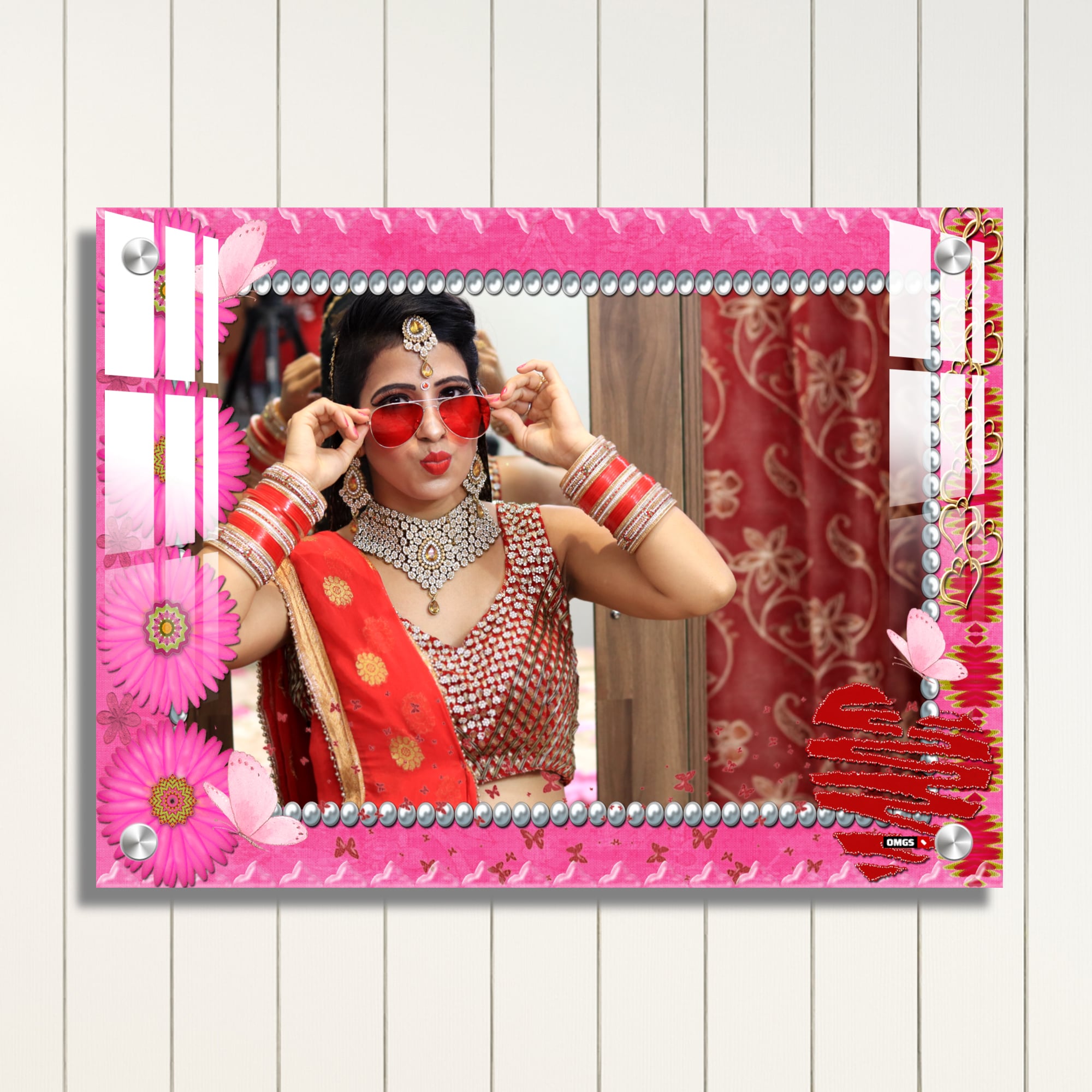 Rose Flower Molding Acrylic Photo Frame – OMGs