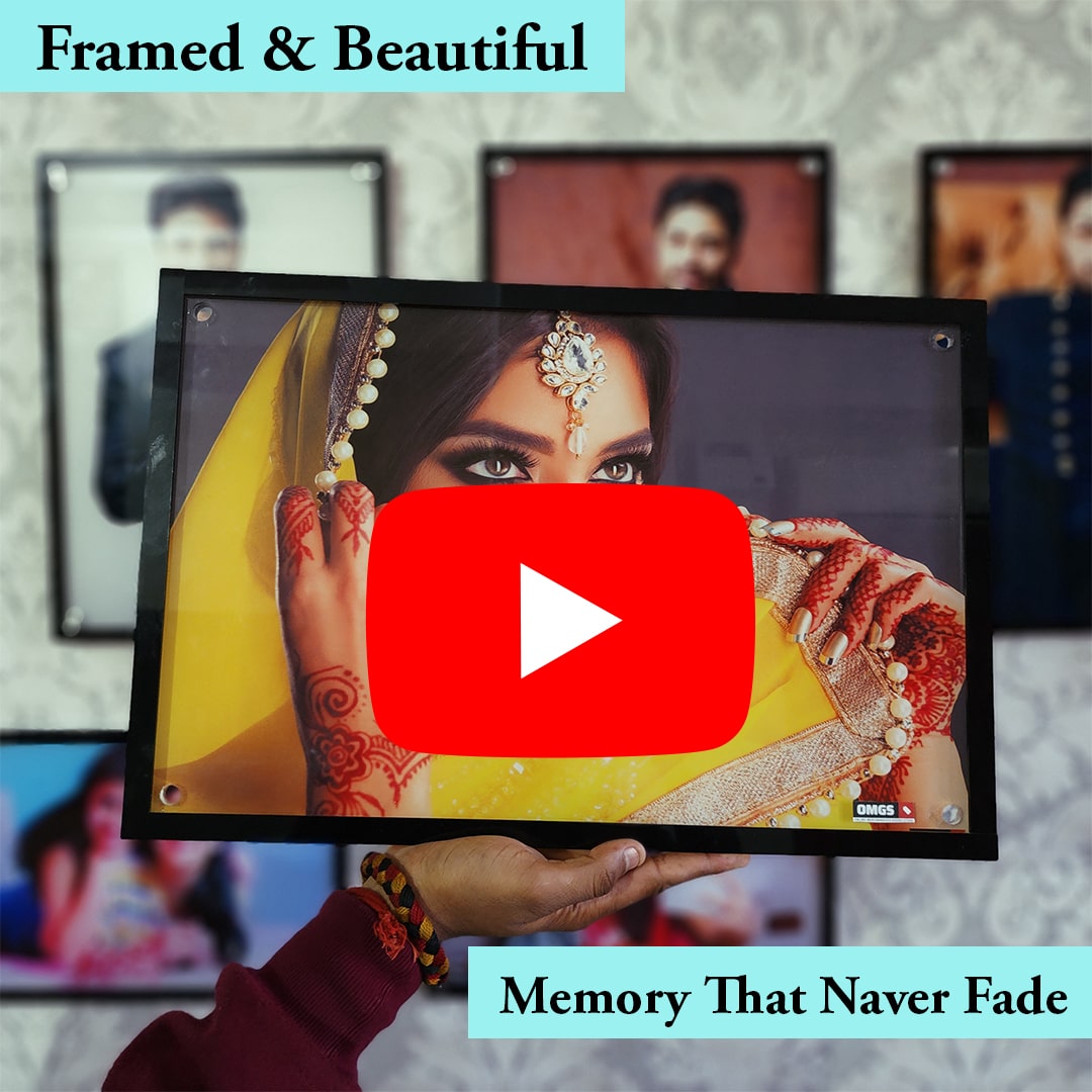 Customised Premium Framed Acrylic Wall Photo Printing – OMGs
