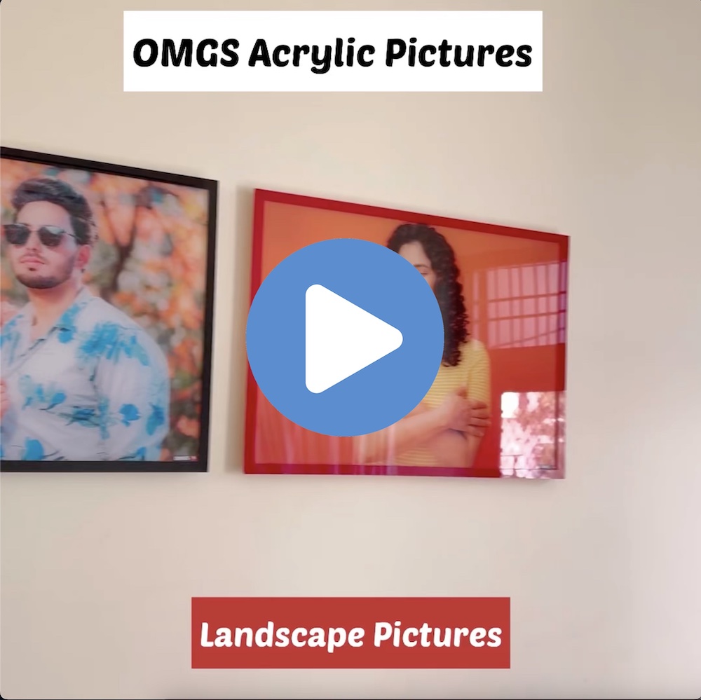 Customised Premium Framed Acrylic Wall Photo Printing – OMGs
