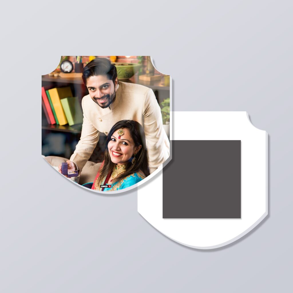OMGs Depth Corners Shape Acrylic Fridge Magnet | OMGS | OMGS