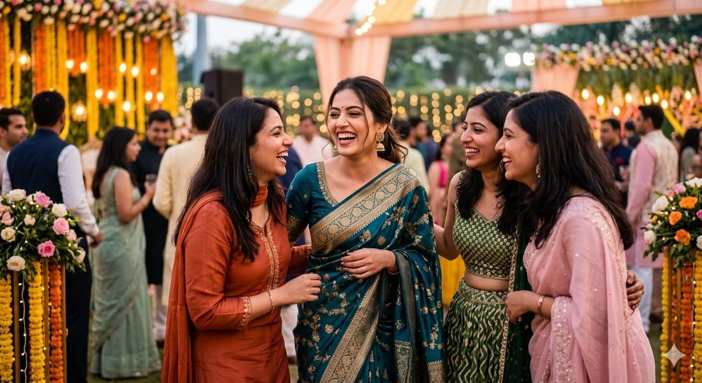Saree Photo Poses (Standing, Sitting & Candid) | OMGS | OMGS